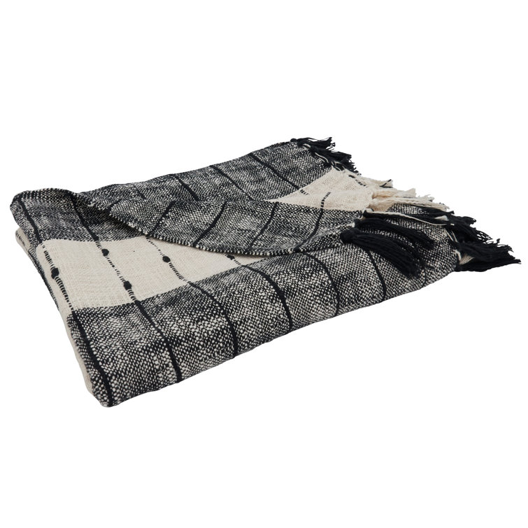 Saro Sevan Woven Throw Blanket | Wayfair
